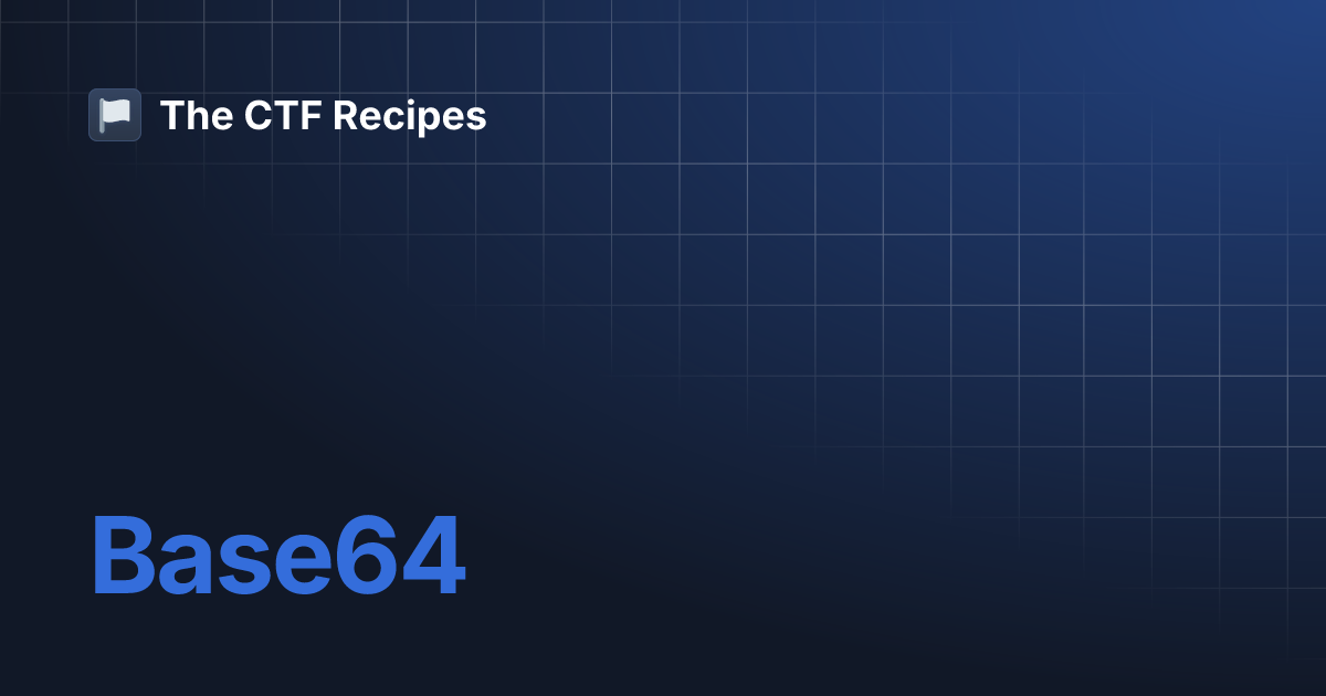 Base64 | The CTF Recipes