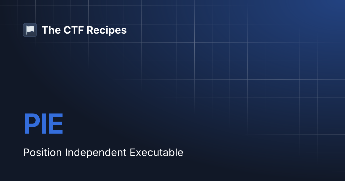 PIE | The CTF Recipes